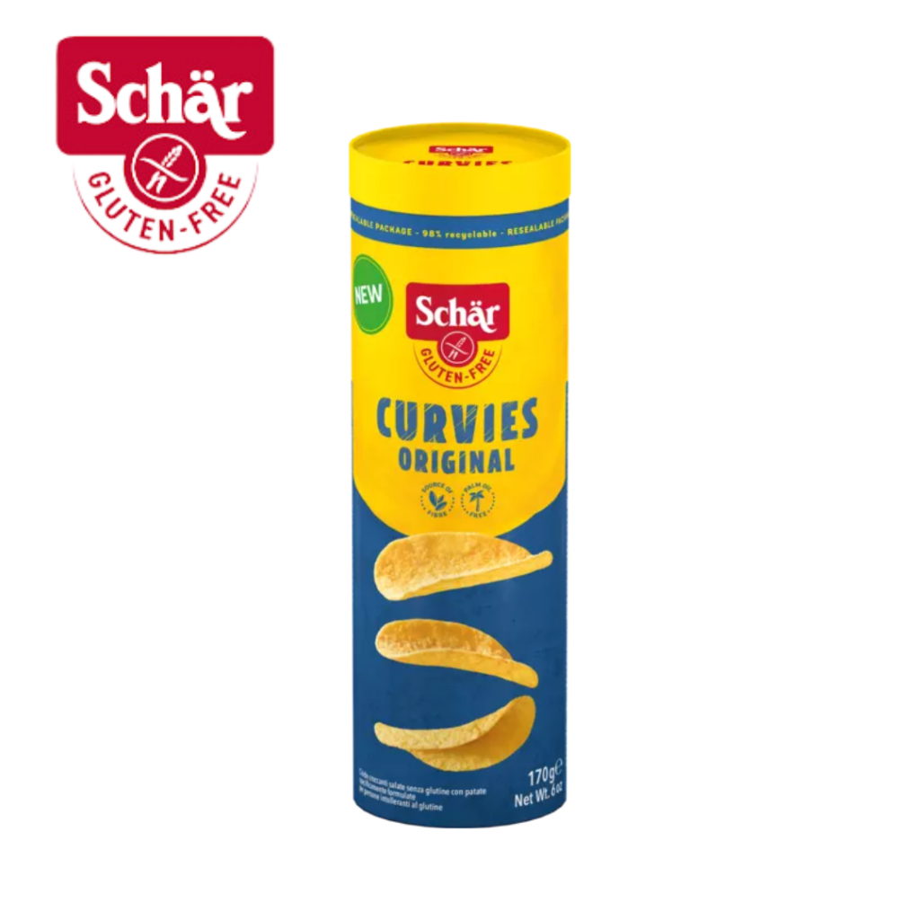 Snack de batata original Curvies Schar 170g - Glúten Pra Quê ...
