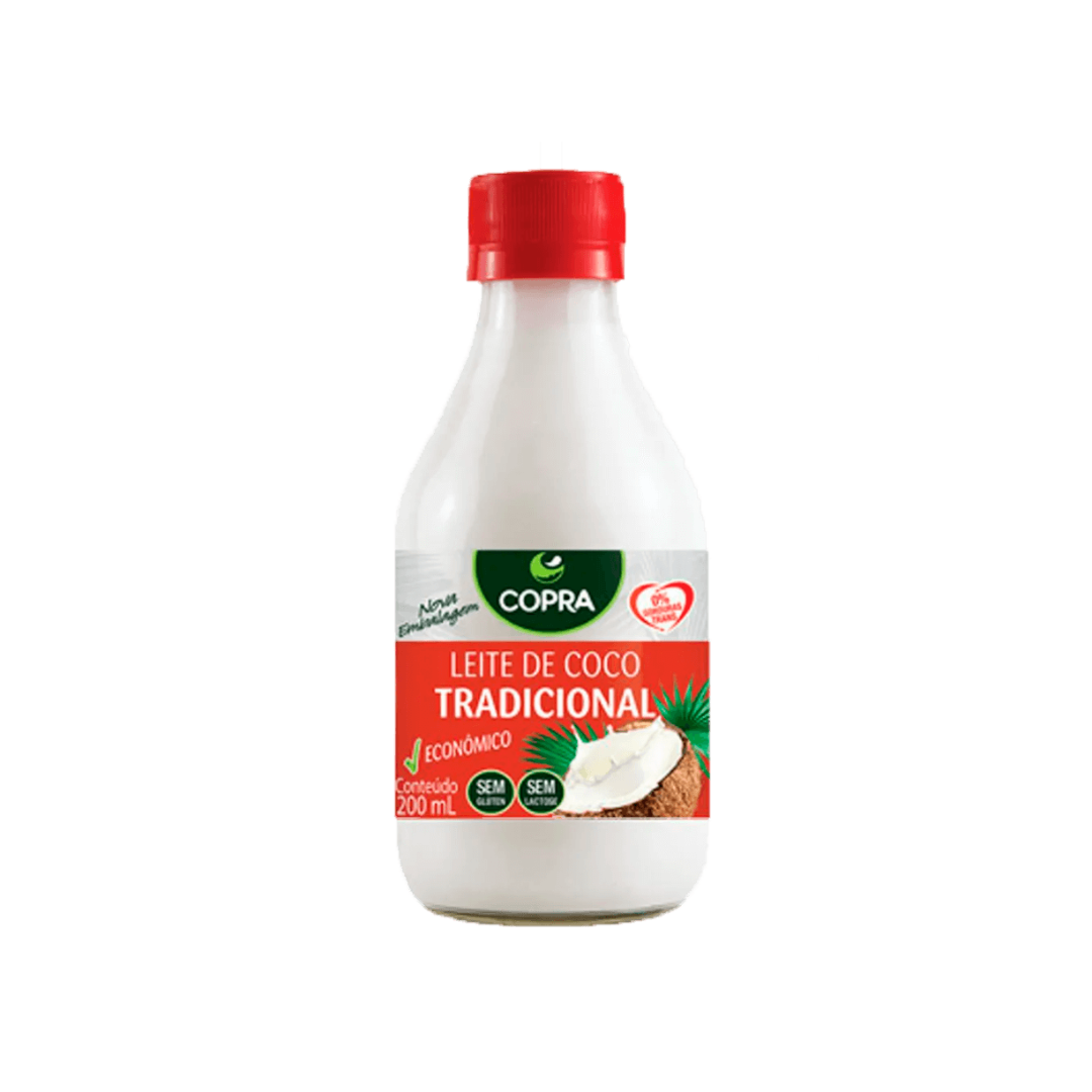 Leite de coco tradicional Copra 200ml - Glúten Pra Quê | Produtos sem ...