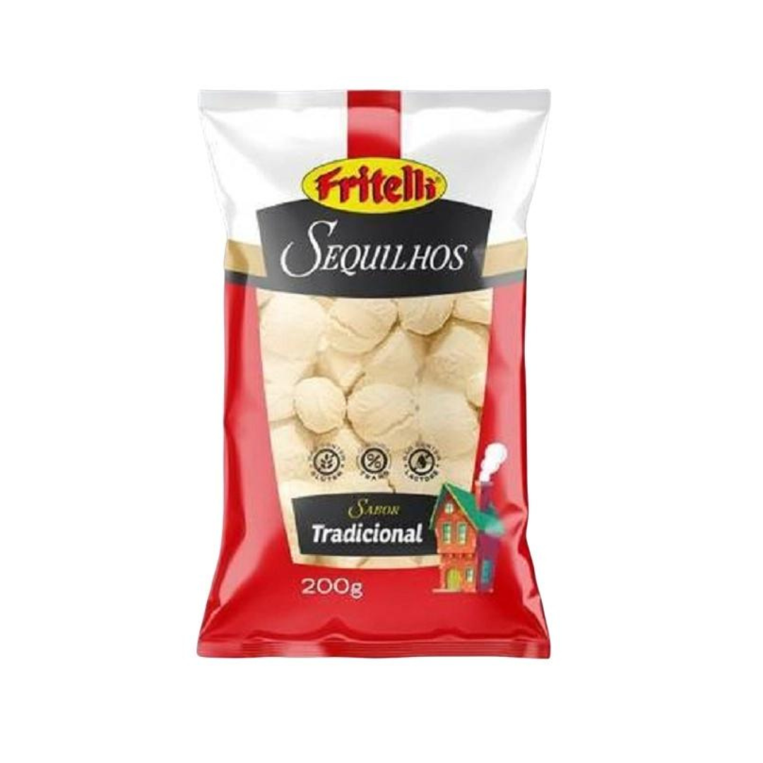 Sequilhos sabor tradicional Fritelli 200g - Glúten Pra Quê | Produtos ...
