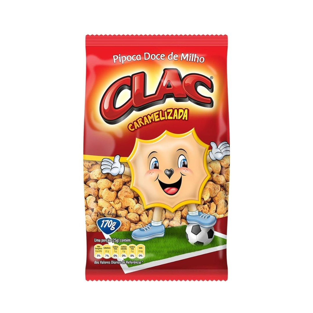 Pipoca doce de milho caramelizada Clac 100g - Glúten Pra Quê | Produtos ...