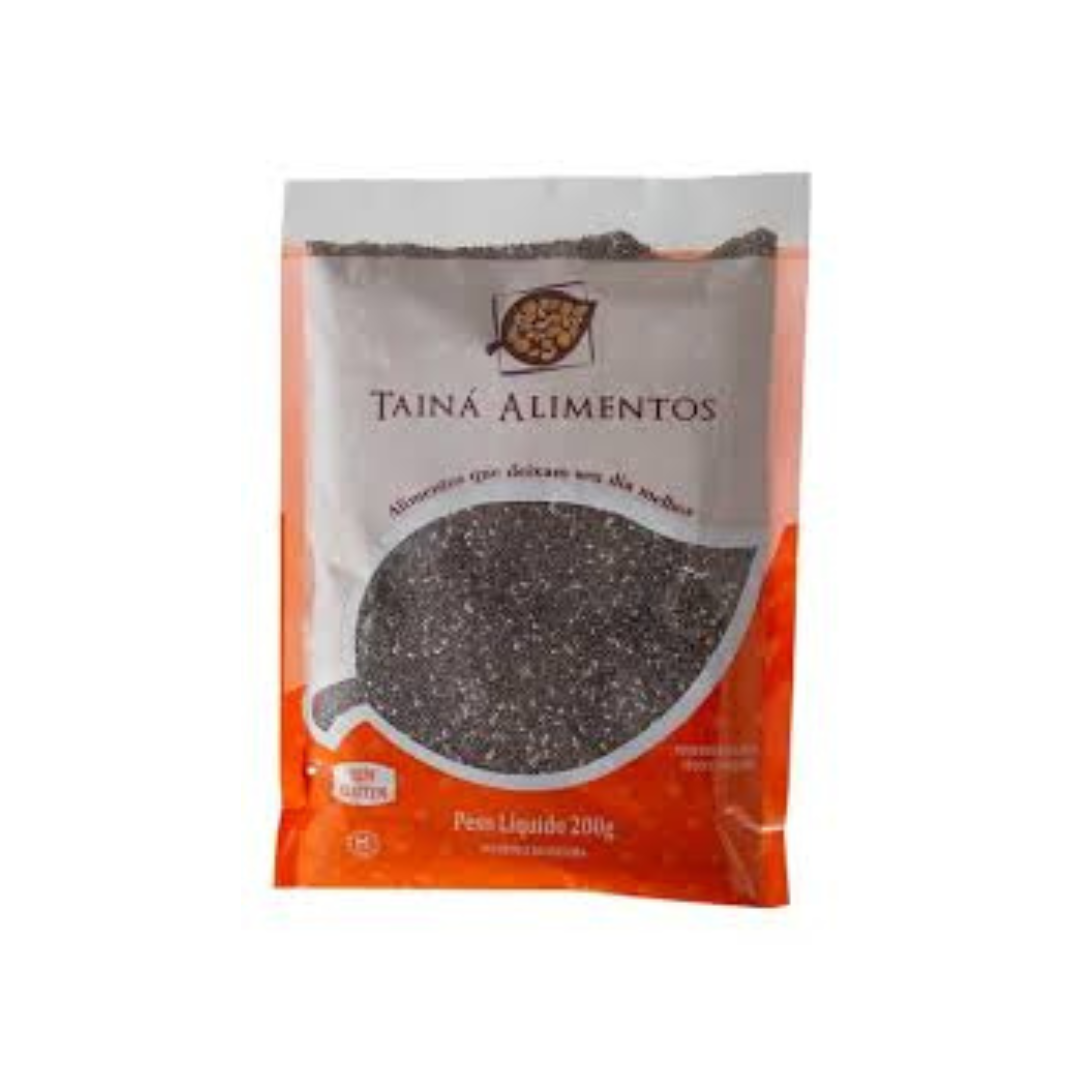 Semente de chia Tainá 200g - Glúten Pra Quê ? | Produtos sem Glúten