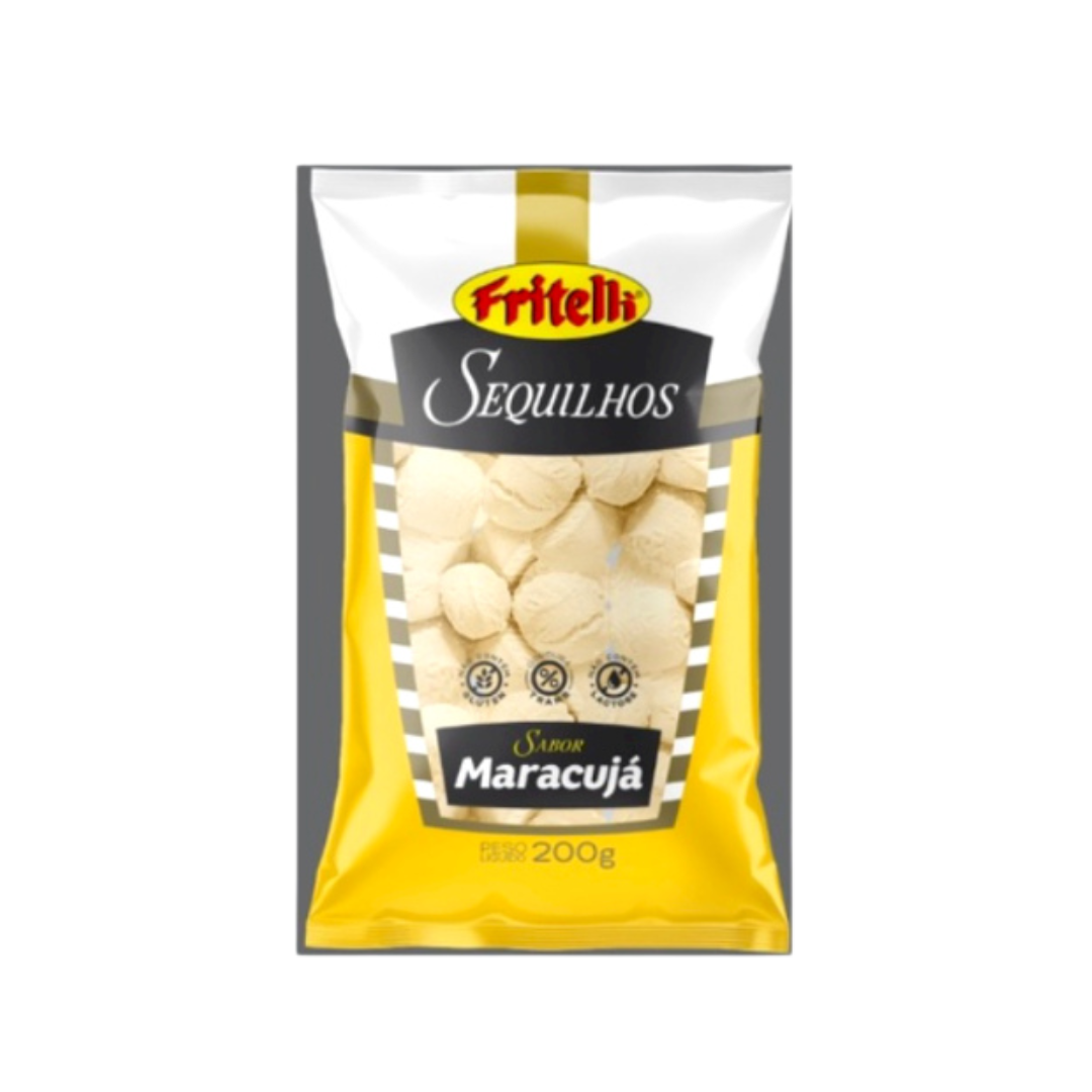Sequilhos sabor maracujá Fritelli 200g - Glúten Pra Quê | Produtos sem ...